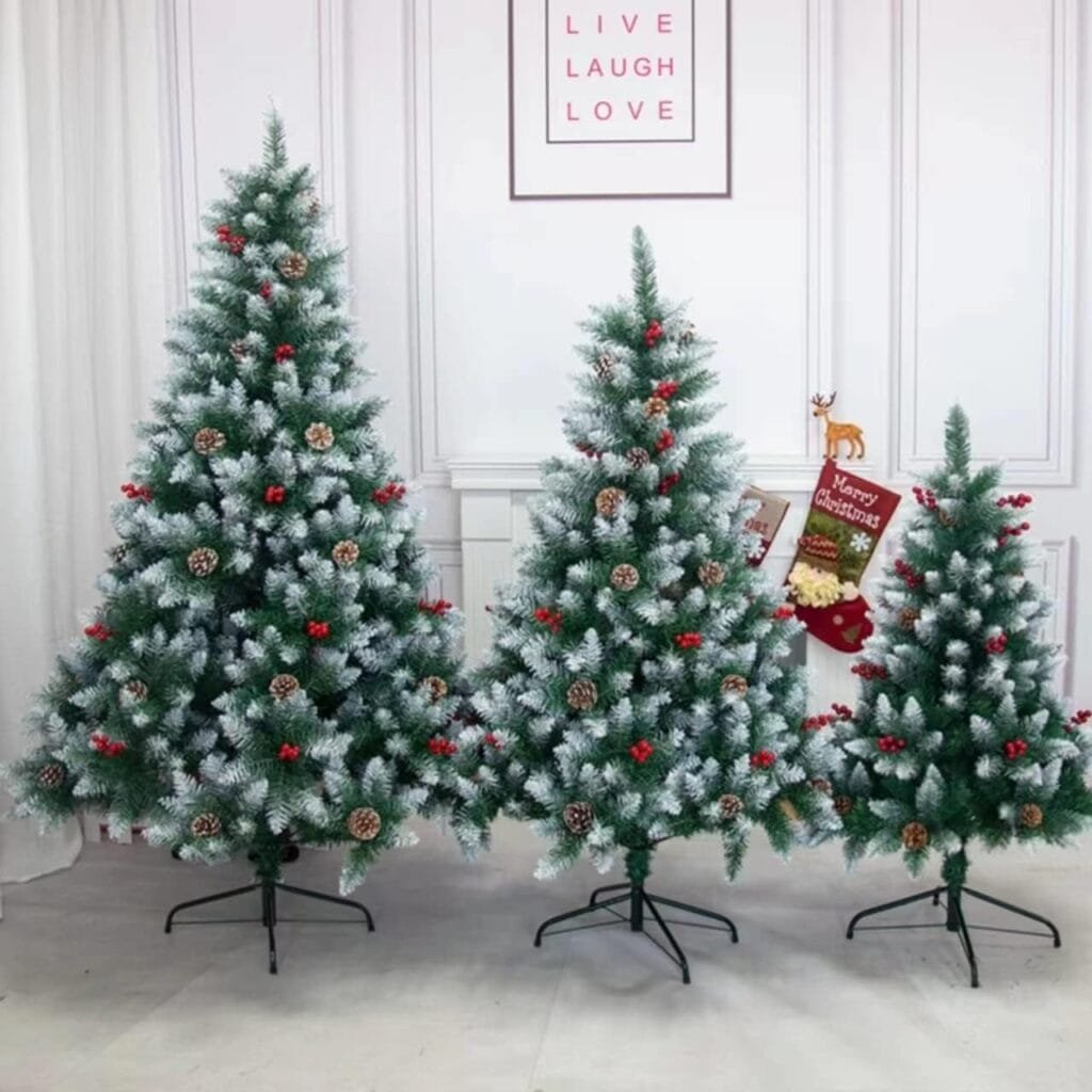 Christmas Tree with Pine Cones and Berries - in Kenya